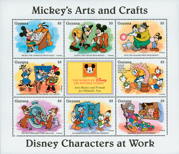 MDS149 - 1995 Disney's Characters At Work - Mickey's Arts and Crafts ...