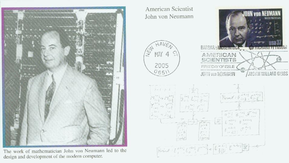 3908 - 2005 37c American Scientist: John von Neumann - Mystic Stamp Company