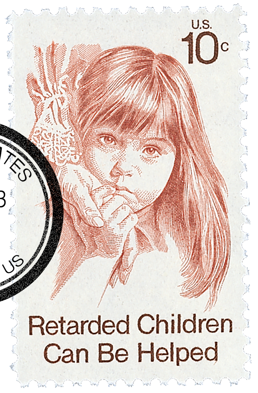 1549 - 1974 10c Retarded Children Can Be Helped - Mystic Stamp Company