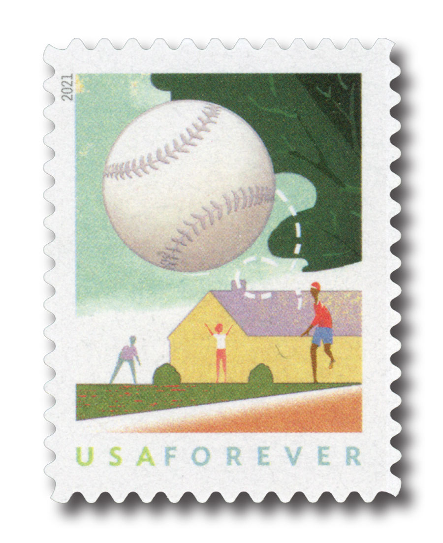 5631 - 2021 First-Class Forever Stamp - Backyard Games: Pick-up ...