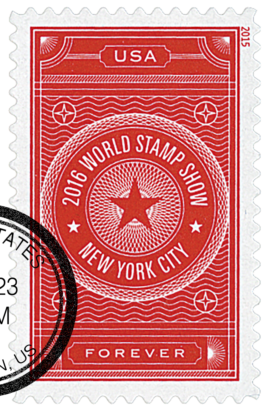 5010 - 2015 First-Class Forever Stamp - 2016 World Stamp Show, New York ...