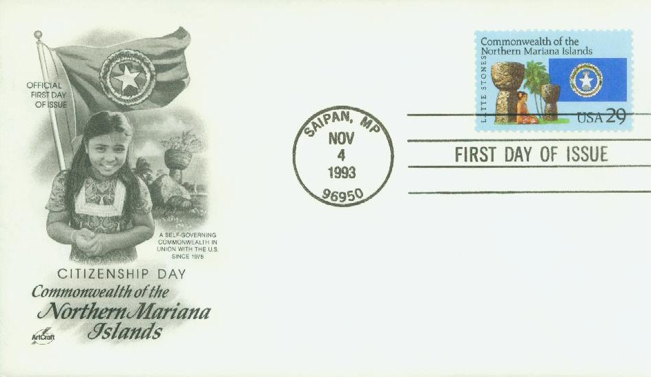 2804 - 1993 29c Commonwealth of the Northern Mariana Islands - Mystic ...