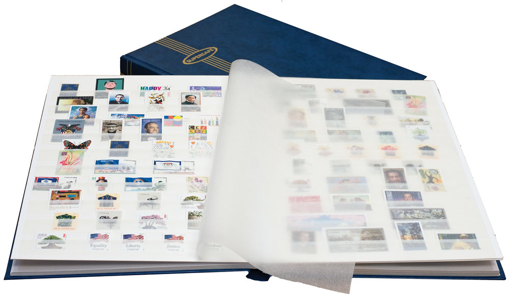 KS910 - Supersafe Stock Book 16 White Pages with 288 Strips - Mystic ...
