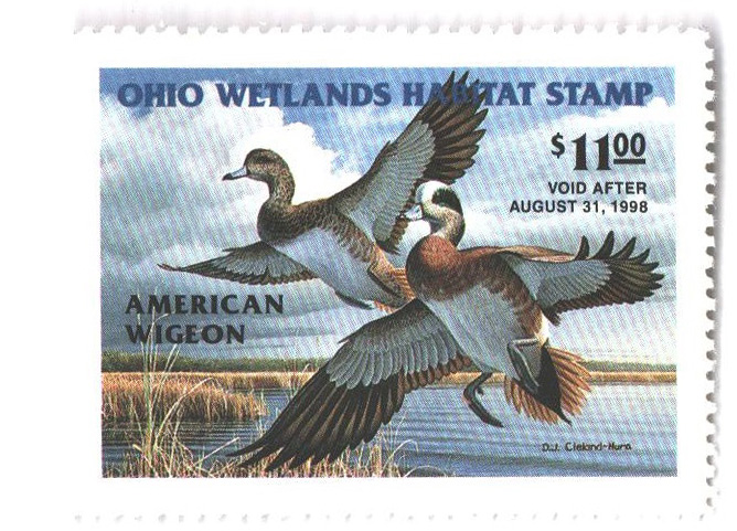 SDOH16 - 1997 Ohio State Duck Stamp - Mystic Stamp Company