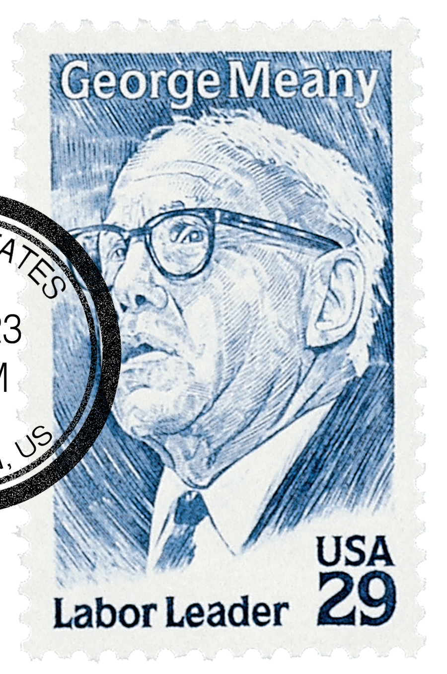 2848 - 1994 29c George Meany - Mystic Stamp Company