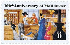 1468 - 1972 8c 100th Anniversary of Mail Order - Mystic Stamp Company