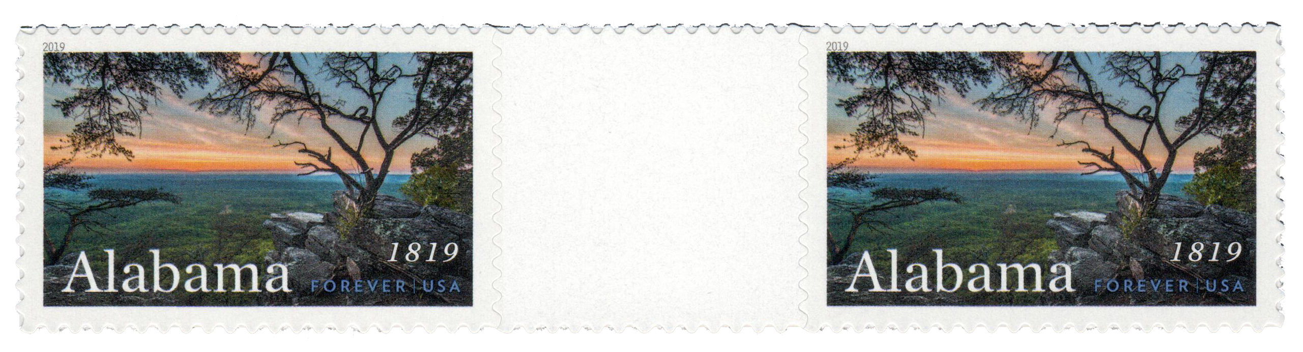 5360 - 2019 First-Class Forever Stamp - Statehood: Alabama Bicentennial ...