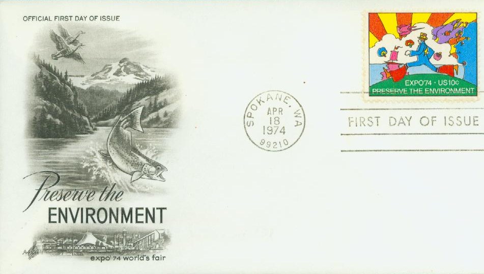 1527 - 1974 10c EXPO '74, Preserve the Environment - Mystic Stamp Company