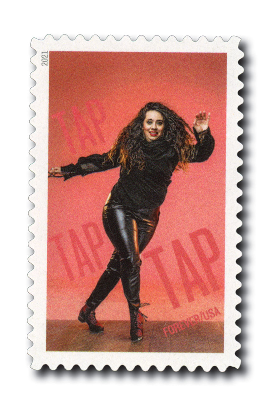 5610 - 2021 First-Class Forever Stamp - Tap Dance: Michela Marino ...