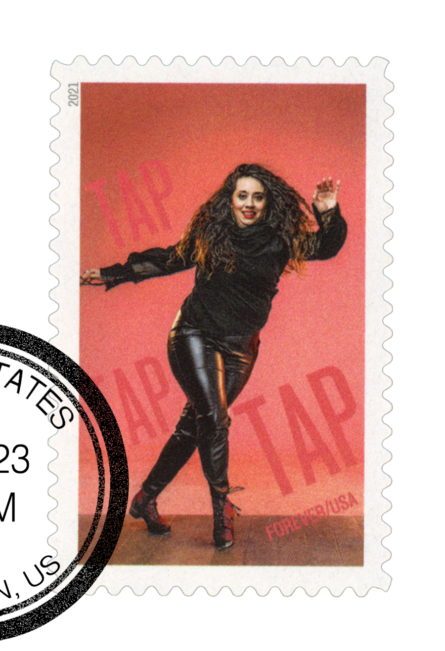5610 - 2021 First-Class Forever Stamp - Tap Dance: Michela Marino ...