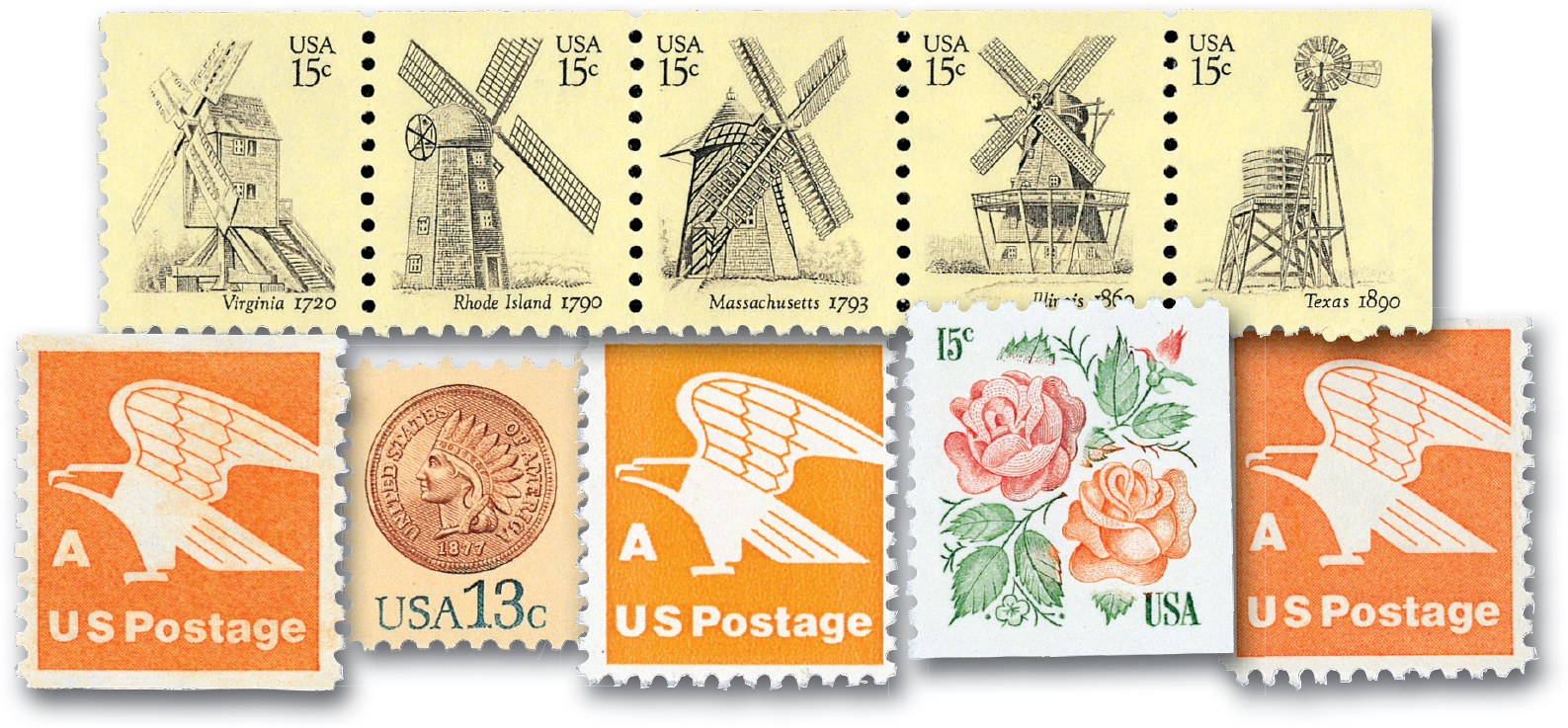 YS1978D - 1978 Complete Regular Issue Year Set, 10 stamps - Mystic ...