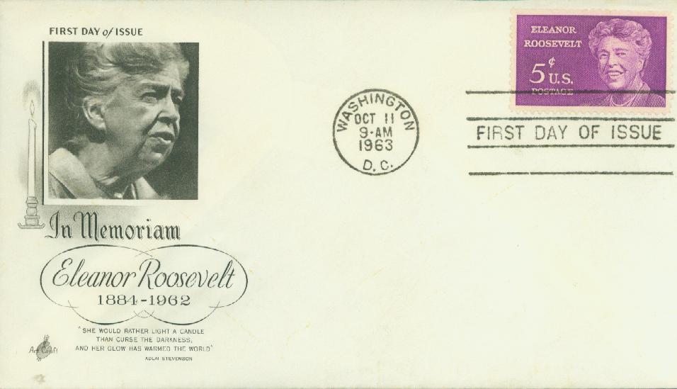 1236 - 1963 5c Eleanor Roosevelt - Mystic Stamp Company