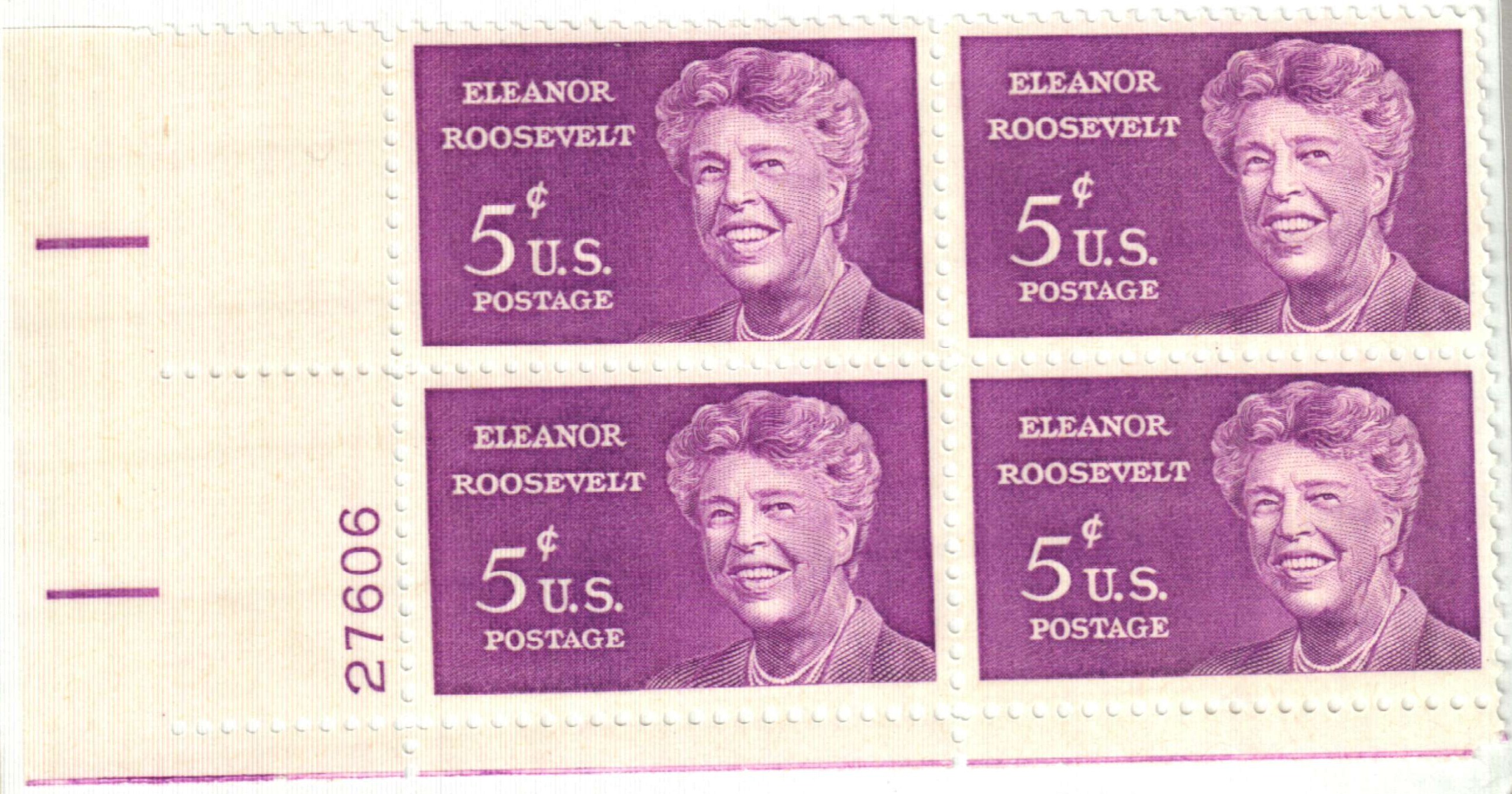 1236 - 1963 5c Eleanor Roosevelt - Mystic Stamp Company