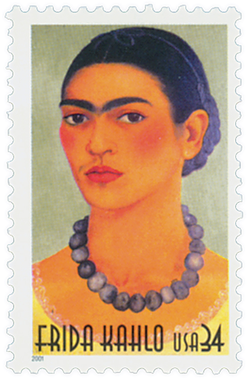 3509 - 2001 34c Frida Kahlo - Mystic Stamp Company