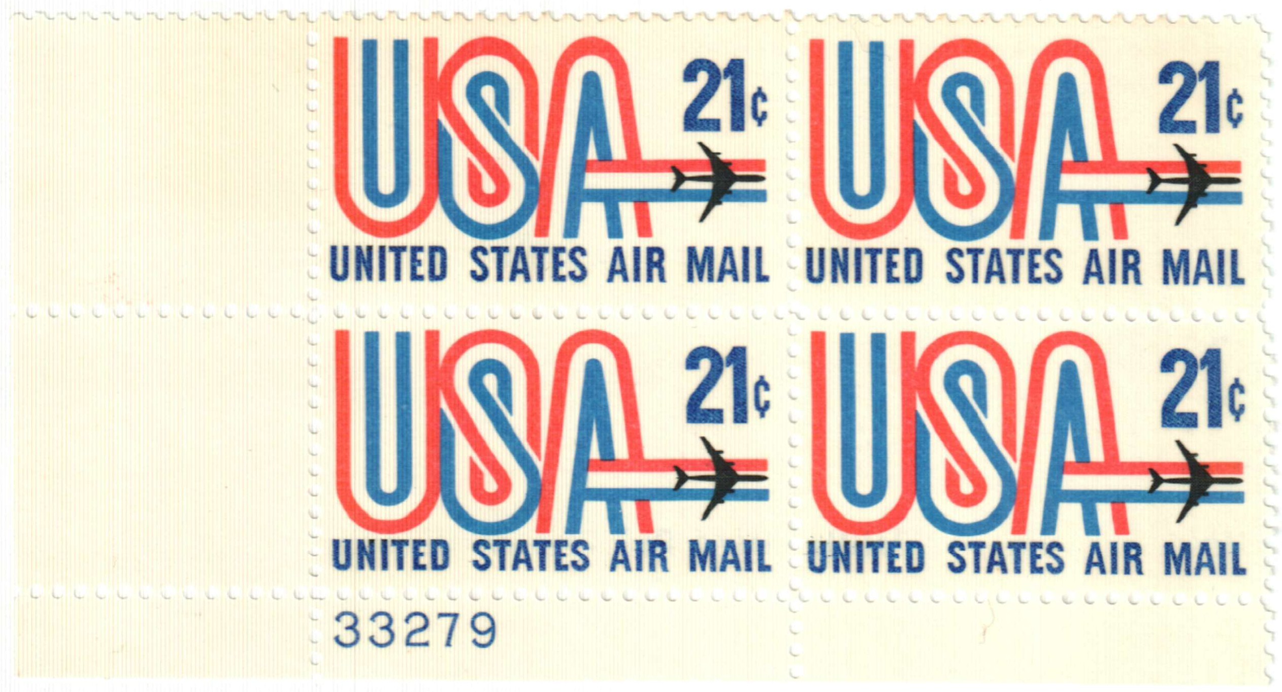 C81 - 1971 21c "USA" - Mystic Stamp Company