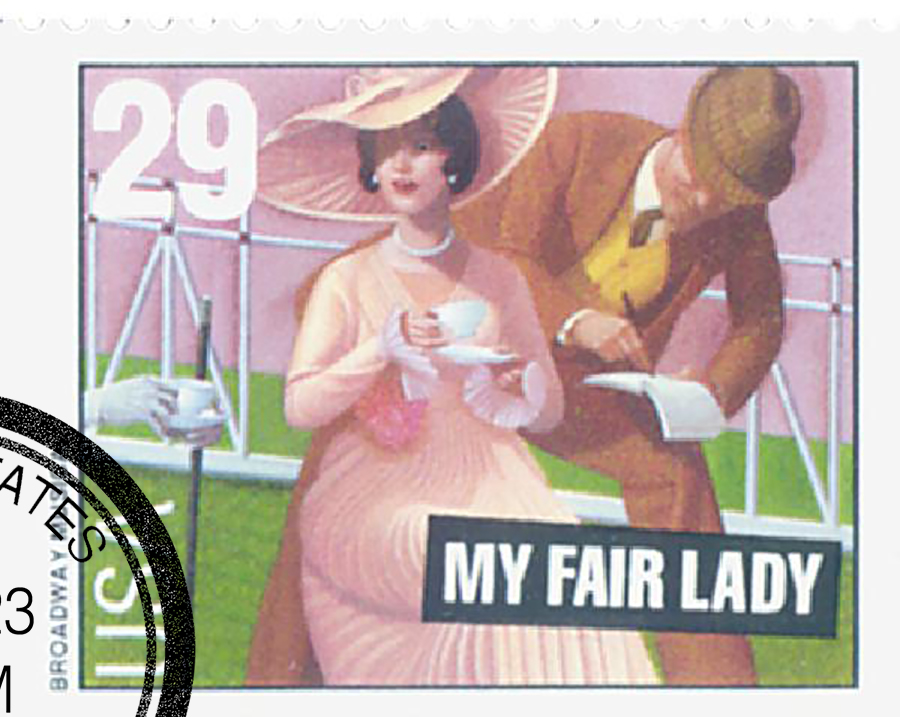 2770 - 1993 29c Broadway Musicals: My Fair Lady - Mystic Stamp Company