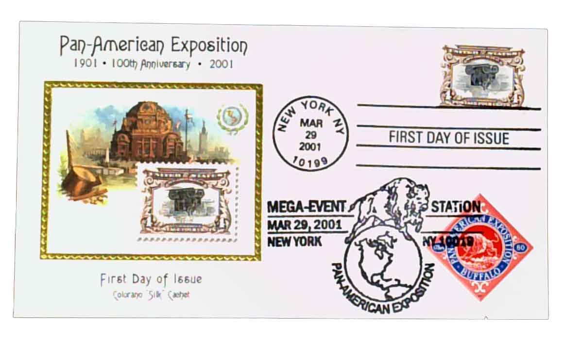 3505c - 2001 4c Pan-American Invert Reproduction - Mystic Stamp Company
