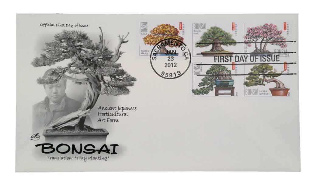 4618-22 - 2012 First-Class Forever Stamp - Bonsai Trees - Mystic Stamp ...