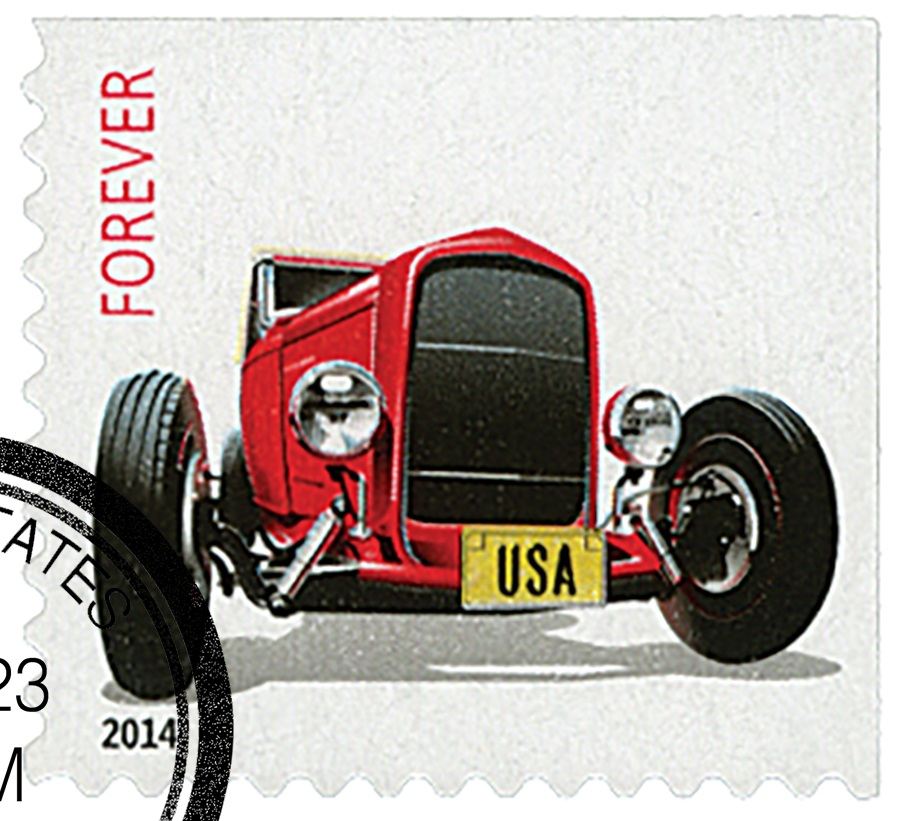 4909 - 2014 First-Class Forever Stamp - Hot Rods: Front of 1932 Ford ...