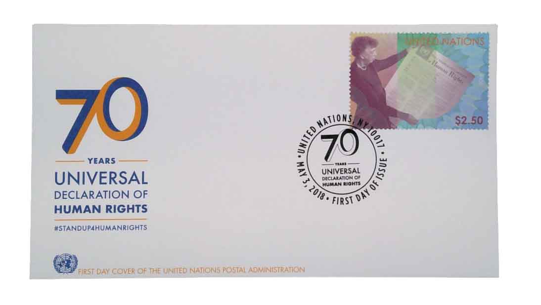 UN1194 - 2018 $2.50 Declaration of Human Rights - Mystic Stamp Company