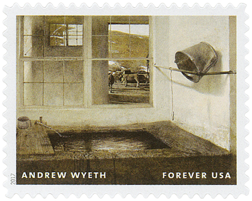 5212i - 2017 First-Class Forever Stamp - Andrew Wyeth Paintings ...