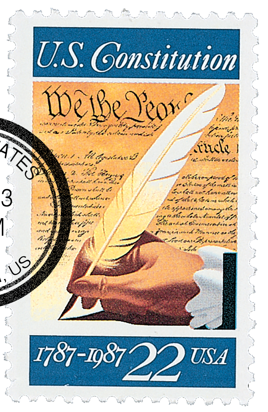2360 - 1987 22c Signing of the Constitution - Mystic Stamp Company