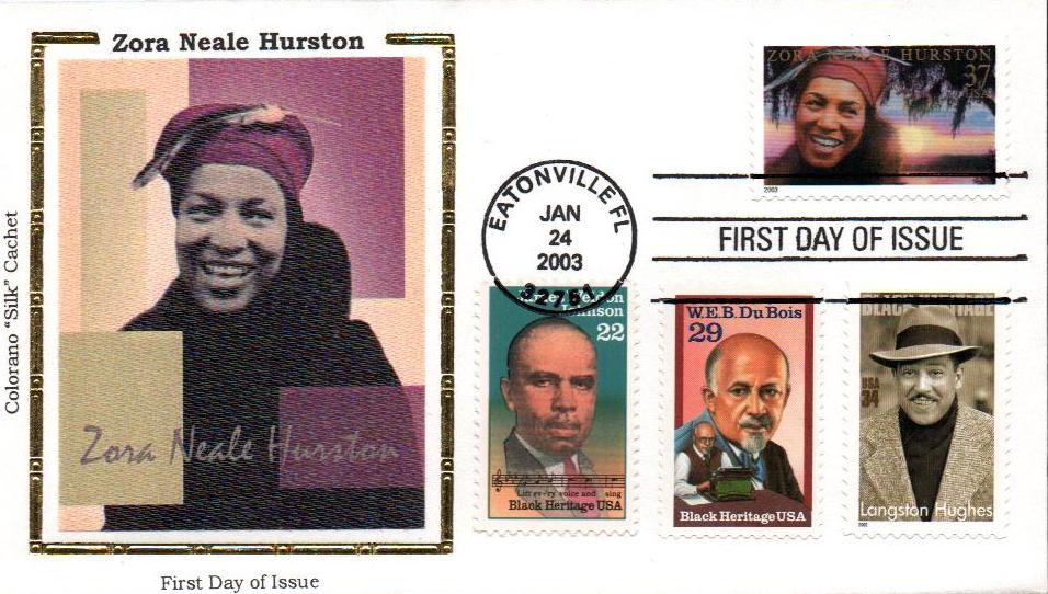 3748 - 2003 37c Literary Arts: Zora Neale Hurston - Mystic Stamp Company