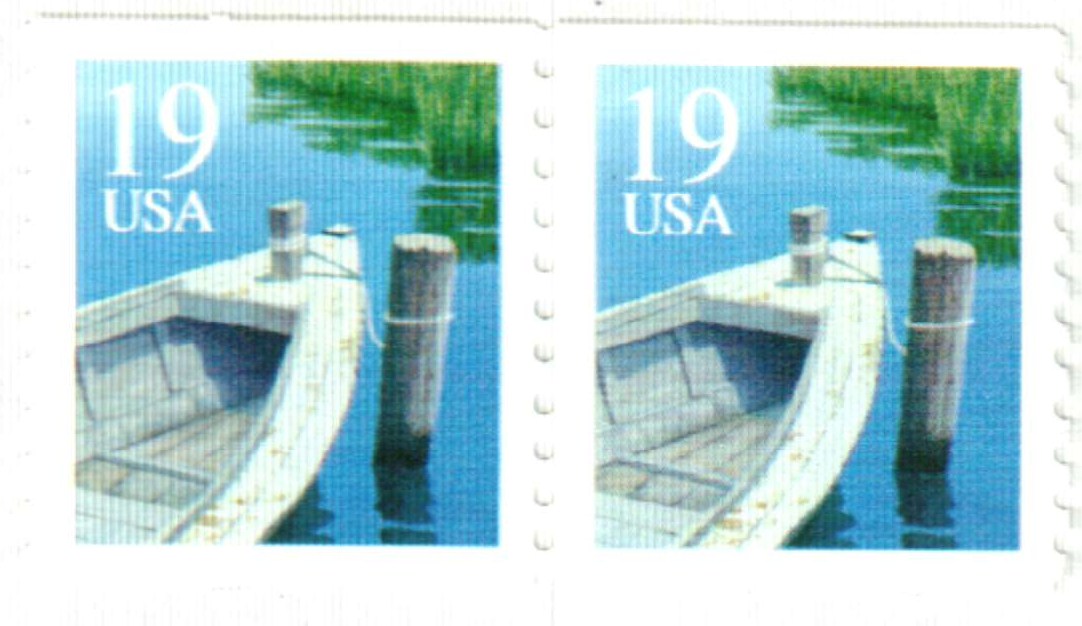 2529C - 1994 19c Fishing Boat, coil, Type II - Mystic Stamp Company