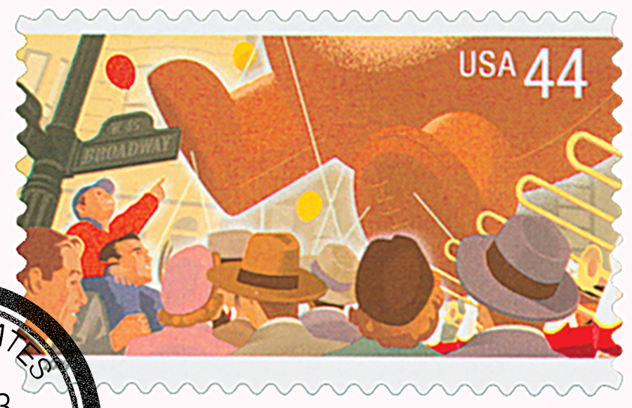 4417 - 2009 44c Thanksgiving Day Parade: The Crowd - Mystic Stamp Company