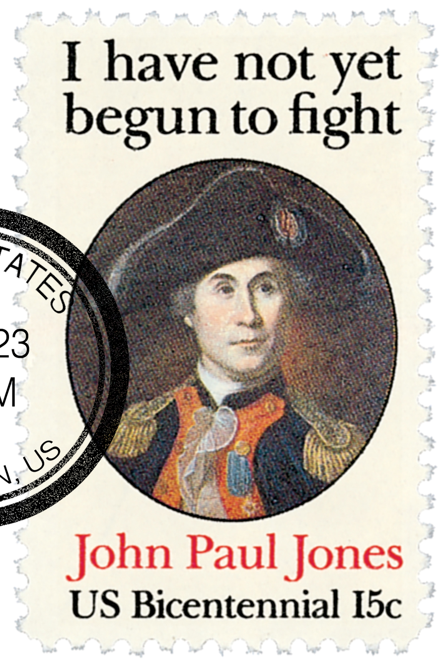 1789 - 1979 15c John Paul Jones - Mystic Stamp Company
