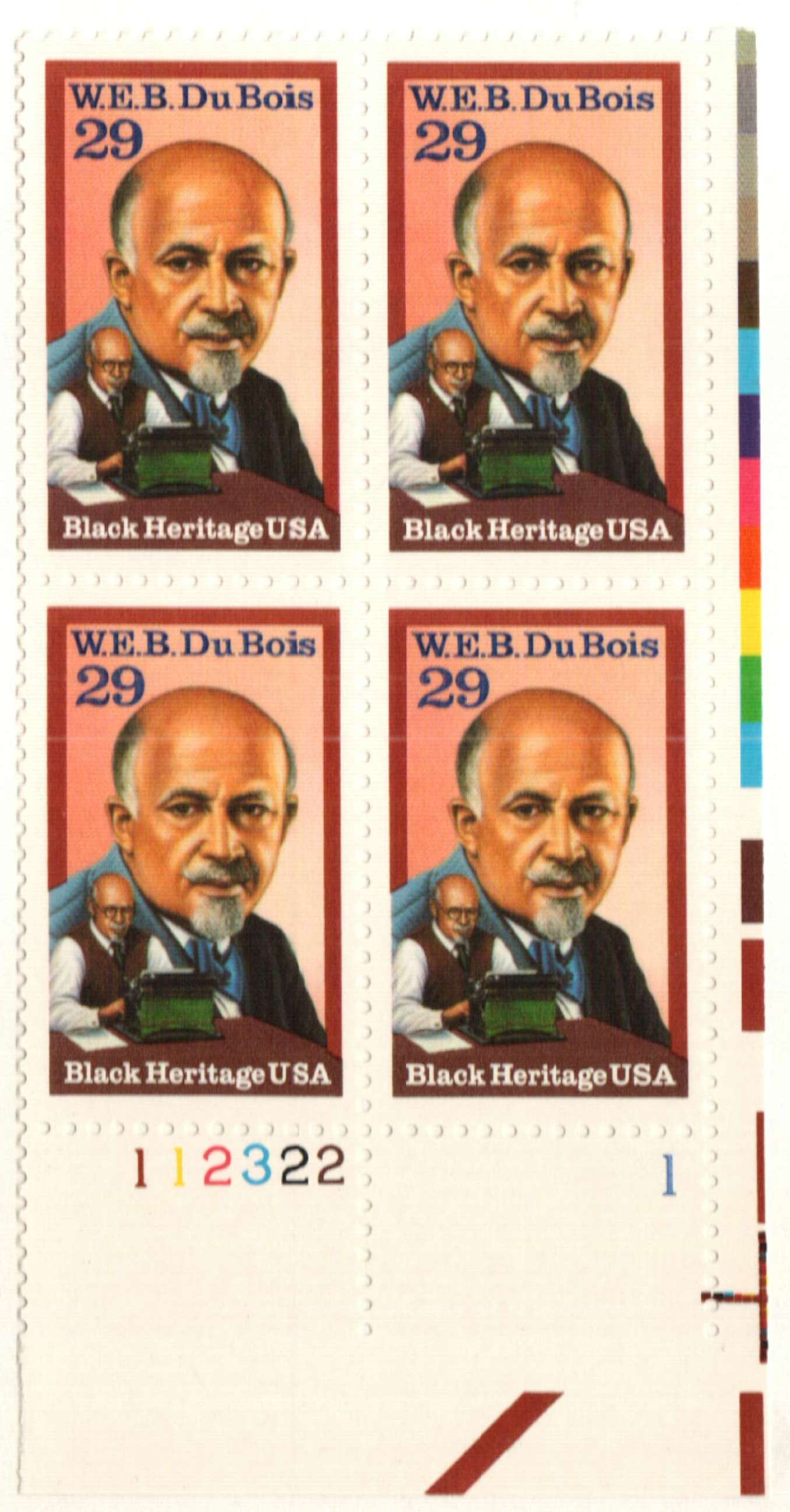 2617 - 1992 29c Black Heritage: W. E. B. Du Bois - Mystic Stamp Company