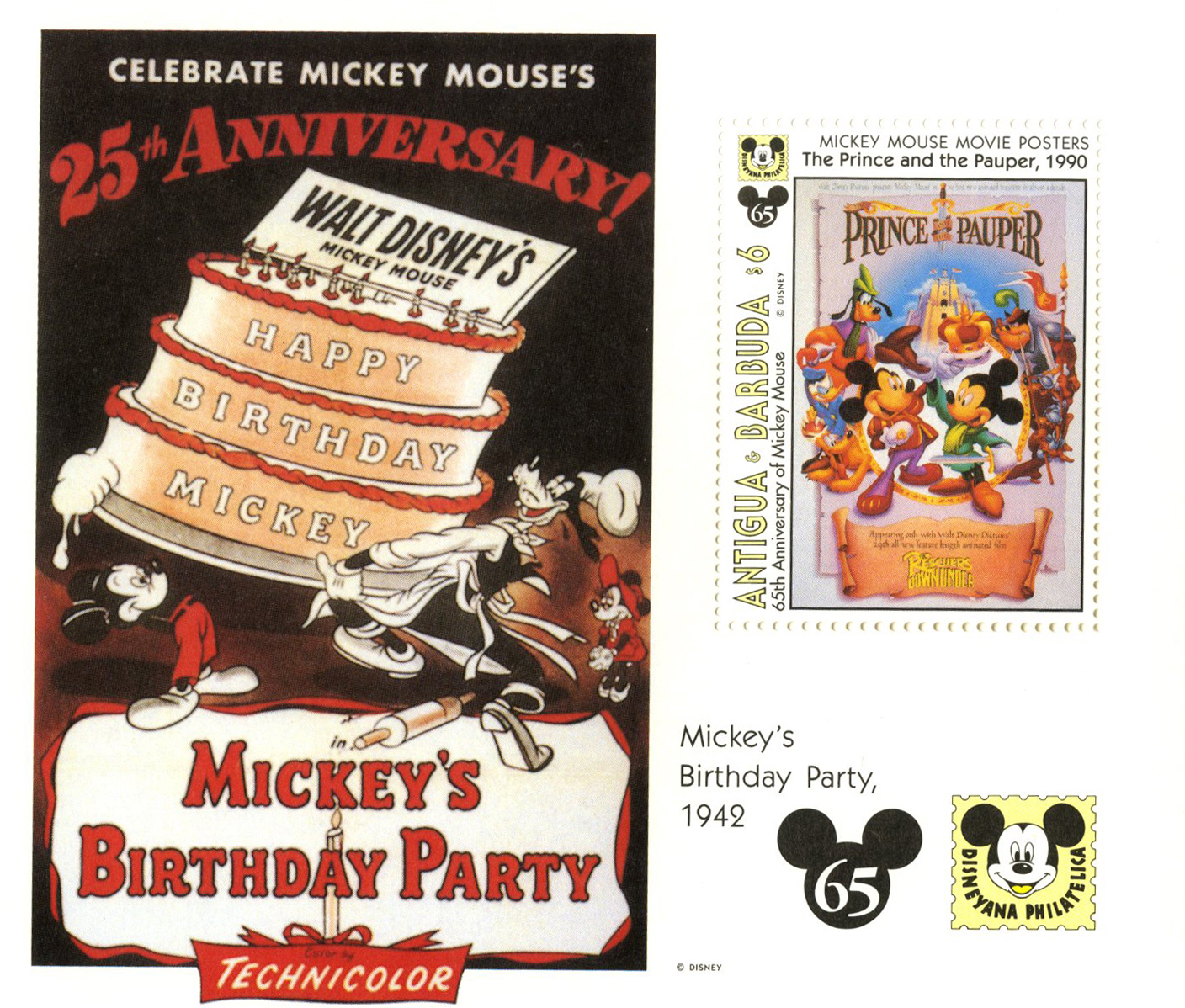 MDS234C - 1993 Disney Movie Posters, Mint Souvenir Sheet, Antigue ...