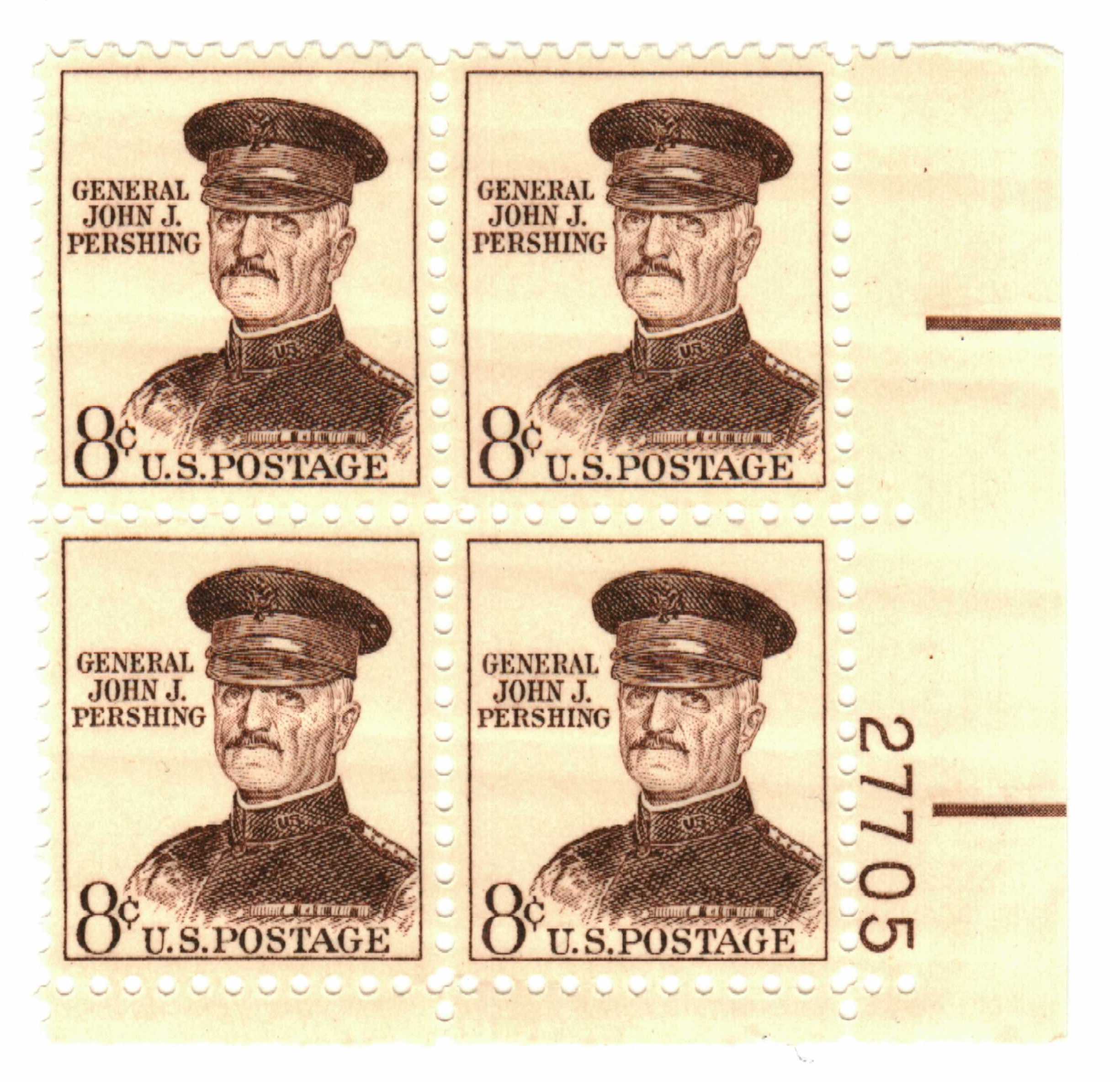 1214 - 1961 8c John J. Pershing - Mystic Stamp Company