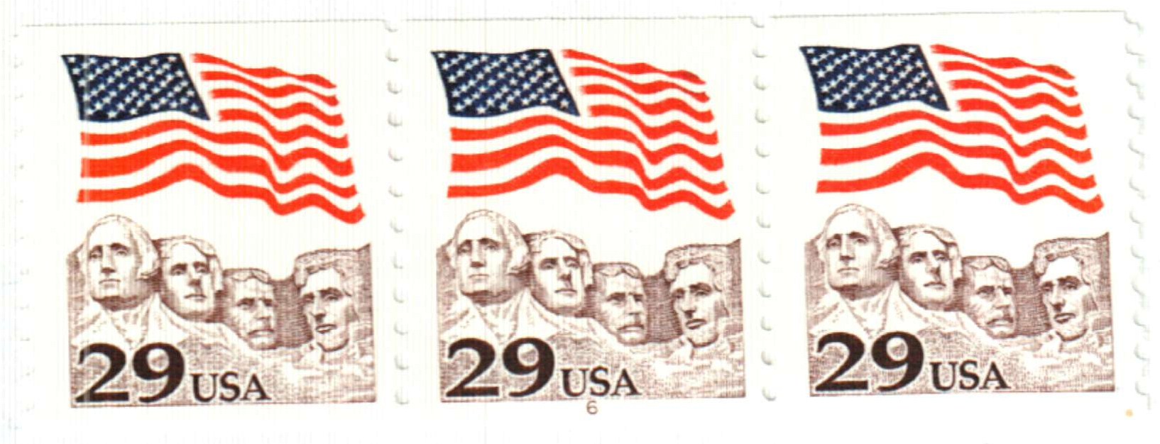 2523 - 1991 29c Flag over Mount Rushmore - Mystic Stamp Company