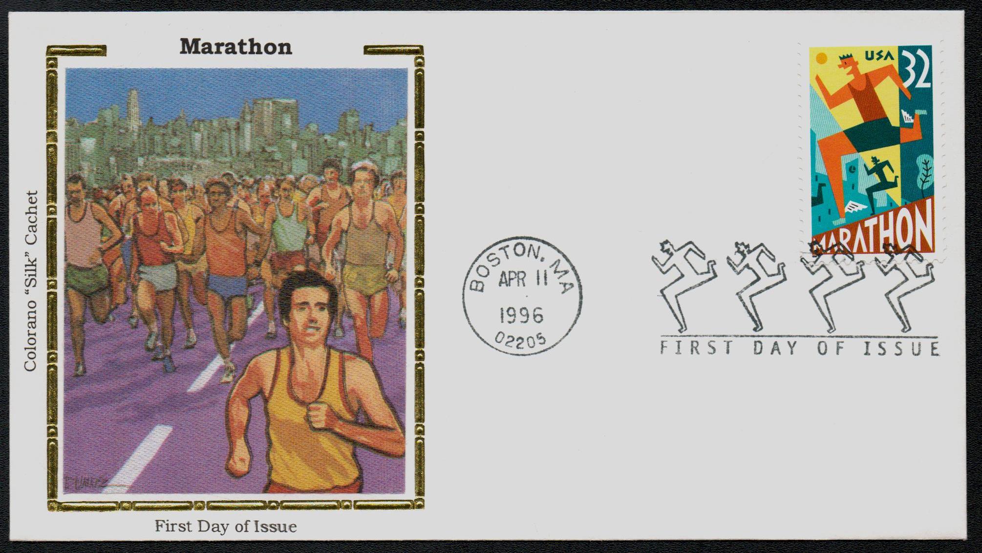 3067 - 1996 32c Marathon - Mystic Stamp Company