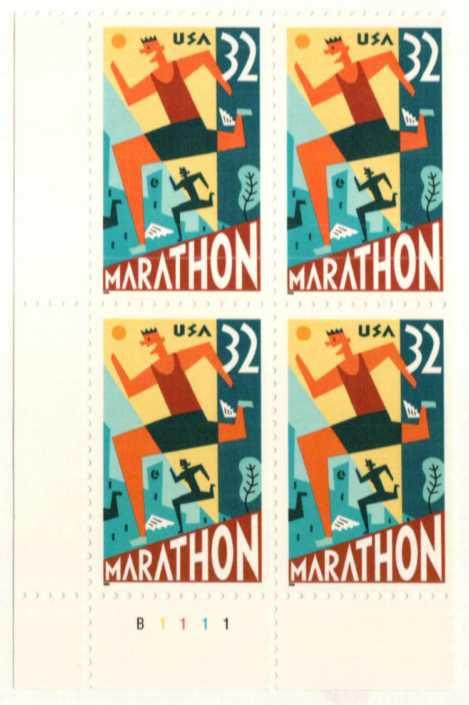 3067 - 1996 32c Marathon - Mystic Stamp Company