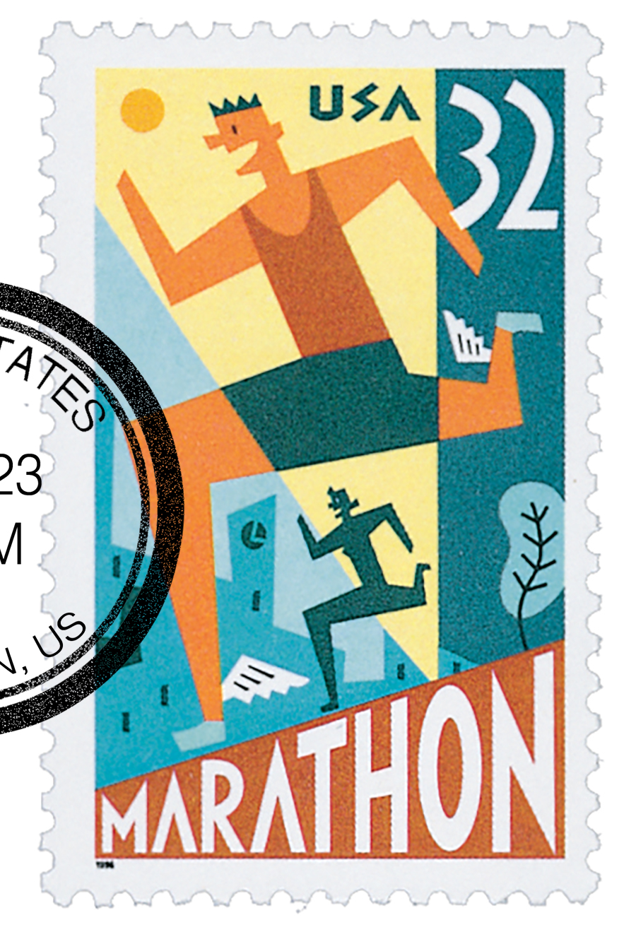3067 - 1996 32c Marathon - Mystic Stamp Company