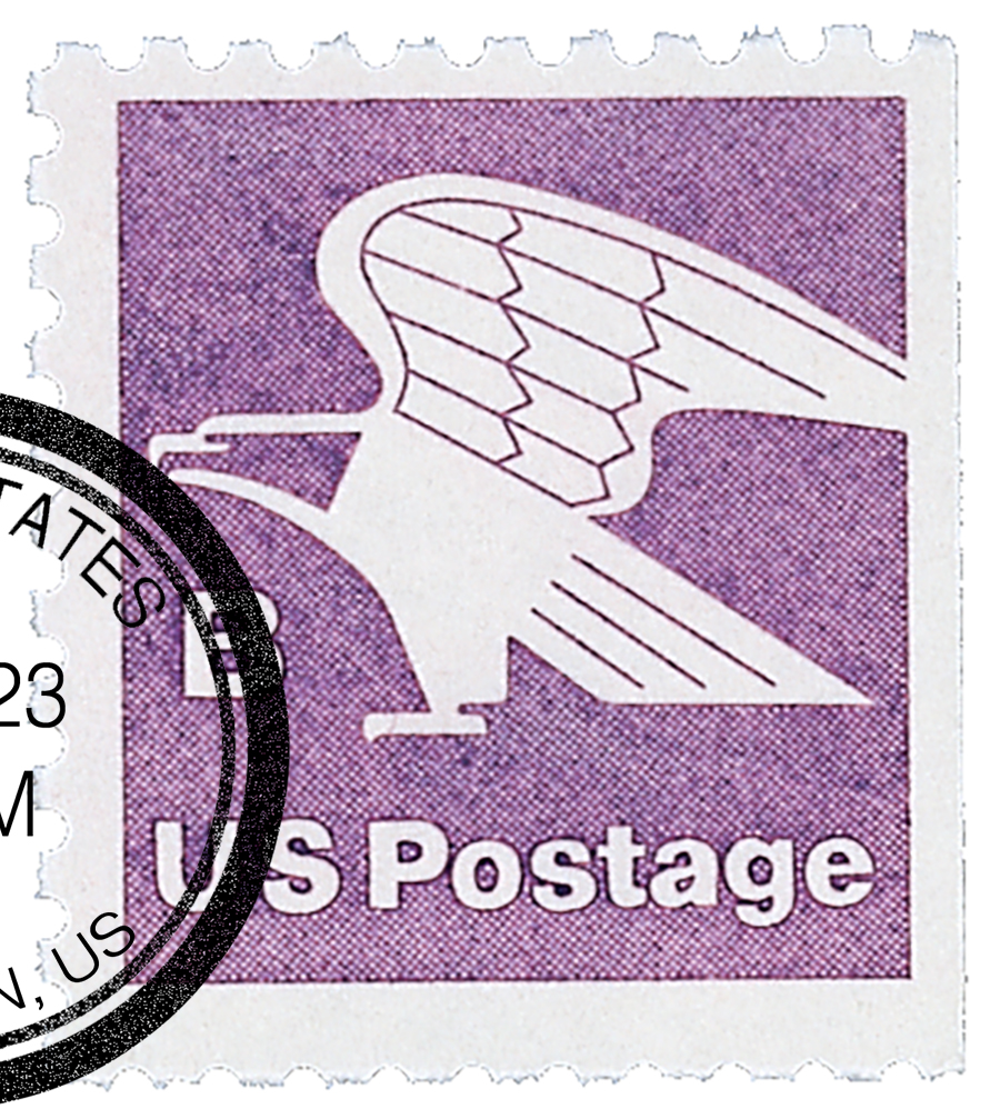 1819 - 1980-81 18c B-rate Eagle, booklet single - Mystic Stamp Company