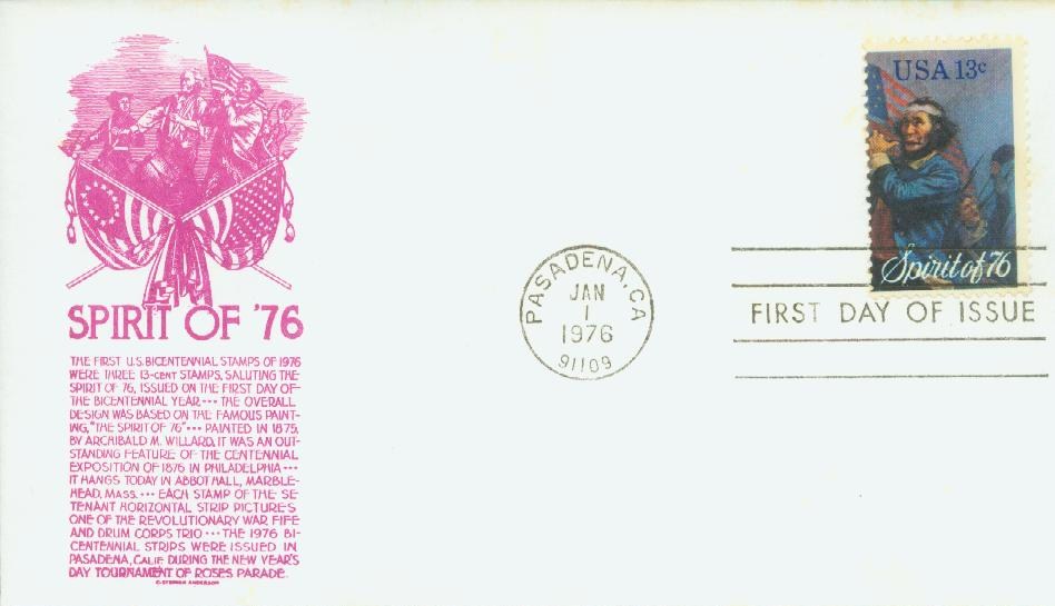 1631 - 1976 13c Spirit of '76: Fifer - Mystic Stamp Company