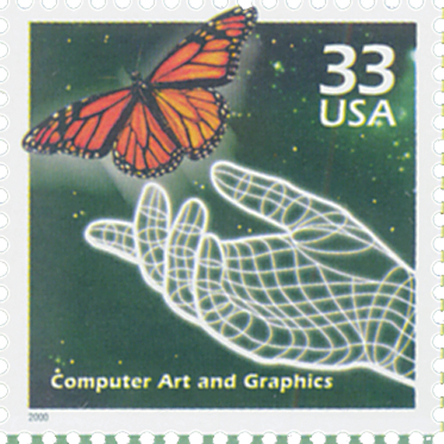 3191f - 2000 33c Celebrate the Century - 1990s: Computer Art and ...