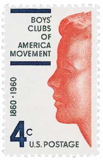 1163 - 1960 4c Boys' Clubs of America Movement - Mystic Stamp Company
