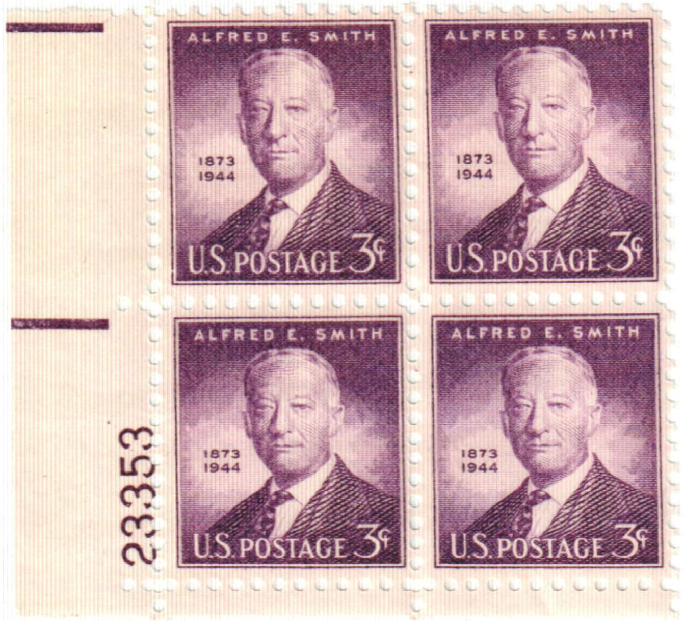 937 - 1945 3c Alfred E. Smith - Mystic Stamp Company