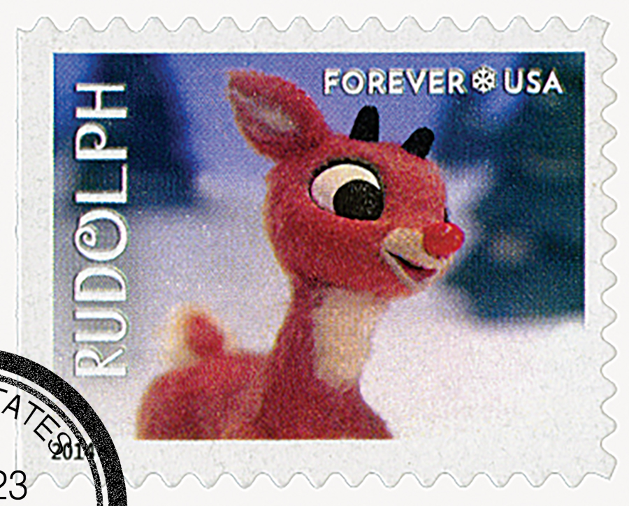 4946 - 2014 First-Class Forever Stamp - Rudolph the Red-Nosed Reindeer ...