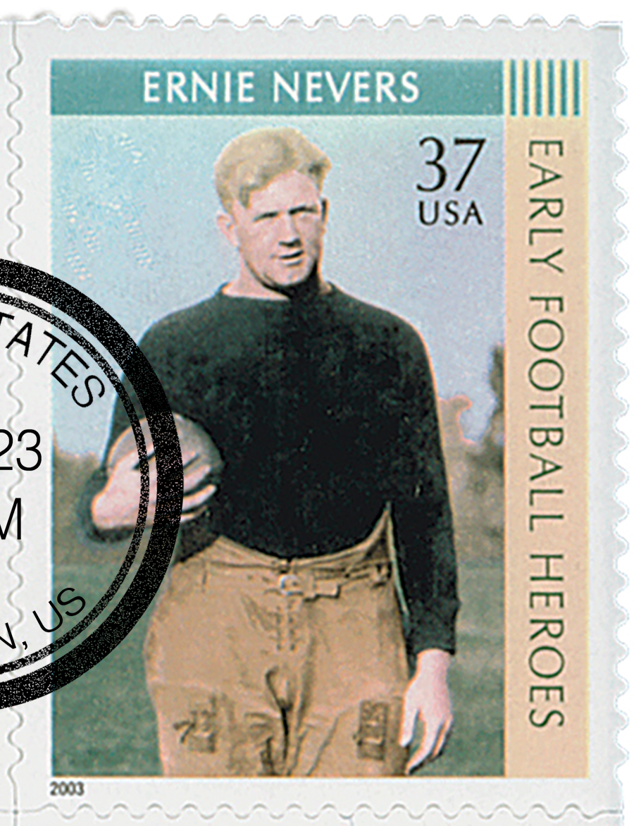 3809 - 2003 37c Early Football Heroes: Ernie Nevers - Mystic Stamp Company