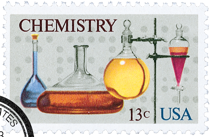 1685 - 1976 13c Chemistry Centenary - Mystic Stamp Company