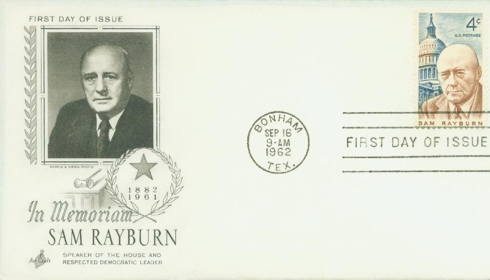 1202 - 1962 4c Sam Rayburn - Mystic Stamp Company