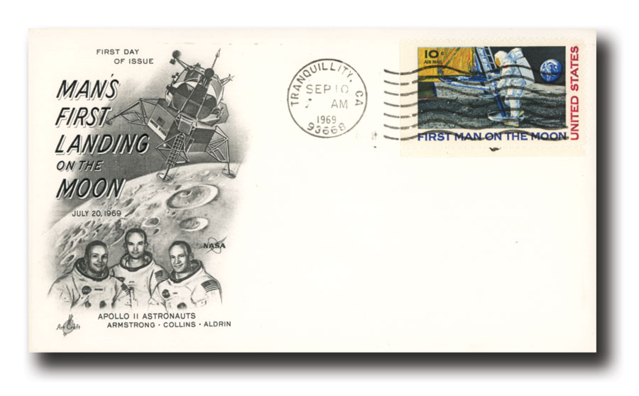 AC382 - 9/10/1969, Man's First Landing on the Moon, First Man on Moon ...