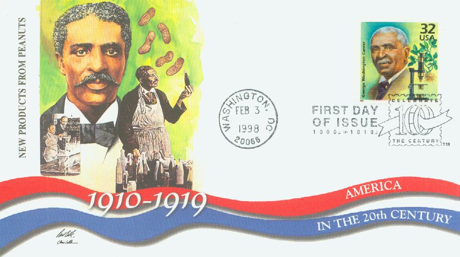 3183c - 1998 32c Celebrate the Century - 1910s: George Washington ...