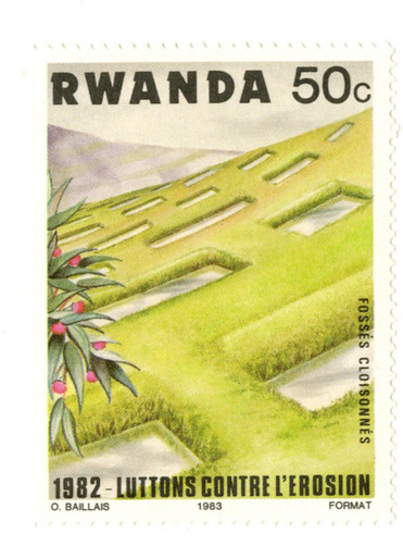 1142 - 1983 Rwanda - Mystic Stamp Company