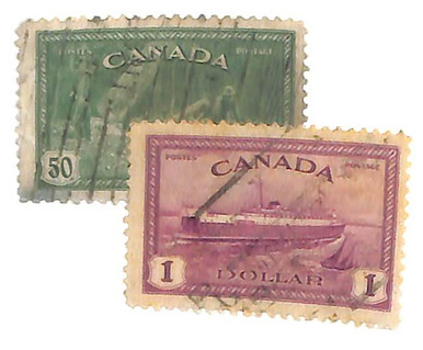 272-73 - 1946 Canada - Mystic Stamp Company